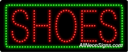 Shoes LED Sign