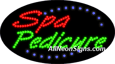Spa Pedicure LED Sign