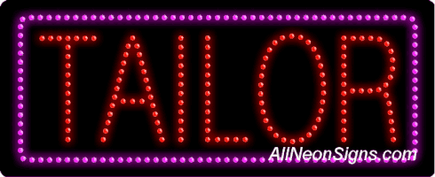 Tailor LED Sign