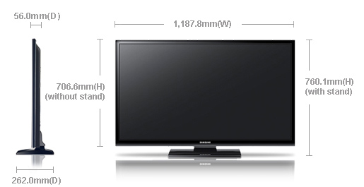 Samsung ps51e450 multisystem tv 51 inch for 110-240 volts