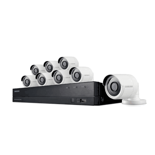 SAMSUNG SDH-C84080BF - WISENET ALL-IN-ONE 8 CHANNEL 4 MP SECURITY ...