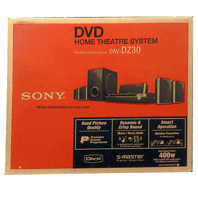 Sony dav-dz30 dvd home theatre system