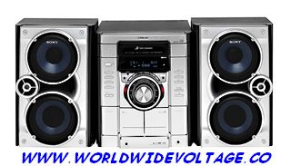 Sony mhc-rg270 hifi with cd/cassette/radio-110-240 volts