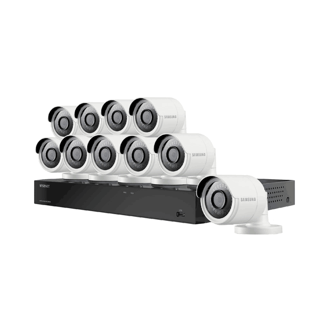 WISENET C85104BF - ALL-IN-ONE 16 CHANNEL SUPER HD SECURITY SYSTEM WITH ...