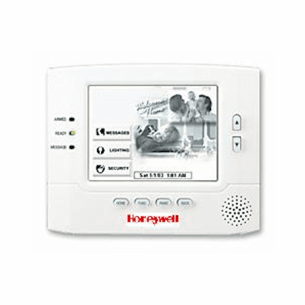 6270 - Honeywell Home Hardwired Black/White Graphic Touchscreen Display ...