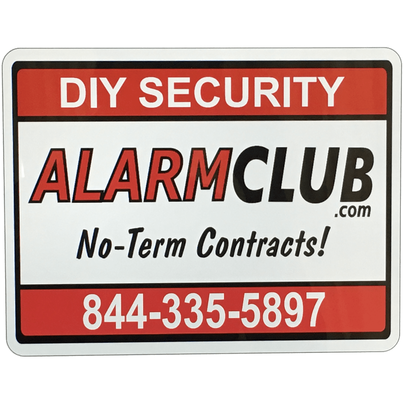 AlarmClub Home Security Yard Sign