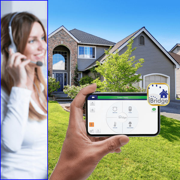 GE Interlogix PRO Dual-Path Gold Interactive Home Alarm Monitoring ...