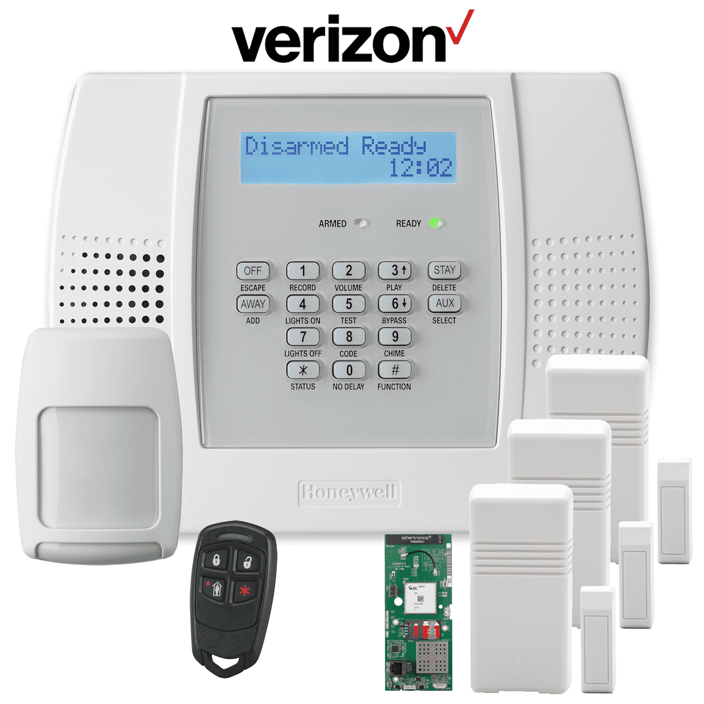 Honeywell Home LYNX Plus L3000 Cellular Wireless Security System Kit ...