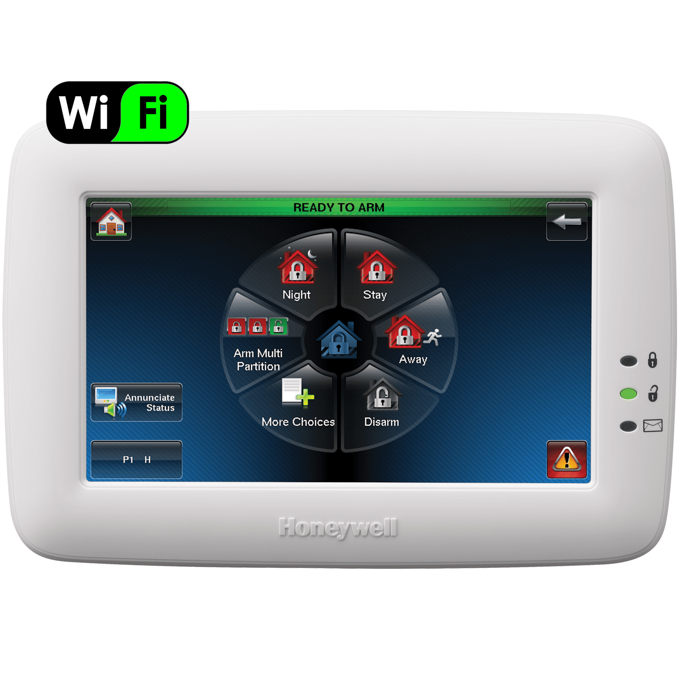TUXWIFI - Honeywell Home Hardwired Tuxedo Color-Graphic Touchscreen ...