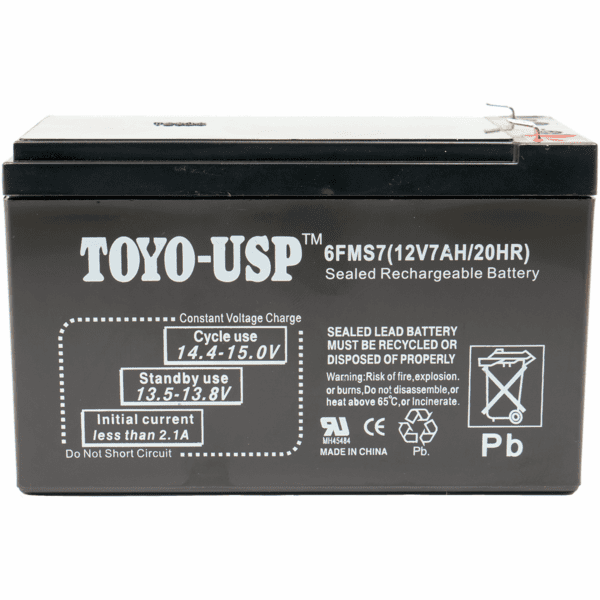 IM-1270 - UltraTech Sealed Lead Acid 12V 7AH Alarm Battery