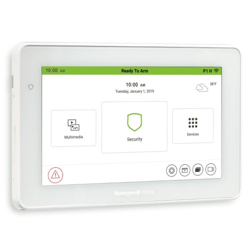 TUXEDOW - Honeywell Home Hardwired Tuxedo Color-Graphic Touchscreen ...