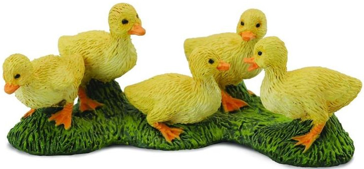 CollectA Ducklings #88500 - 5 cute ducklings mounted on base
