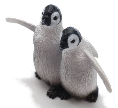 CollectA Emperor Penguin Chicks #88964 - Two Cute Chicks
