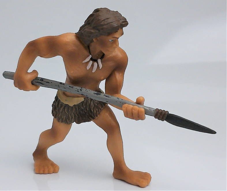 CollectA Neanderthal Man #88526 - Hunting pose with spear