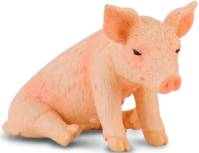 CollectA Farm Animals - Piglet #88345 - Sitting on its Rump