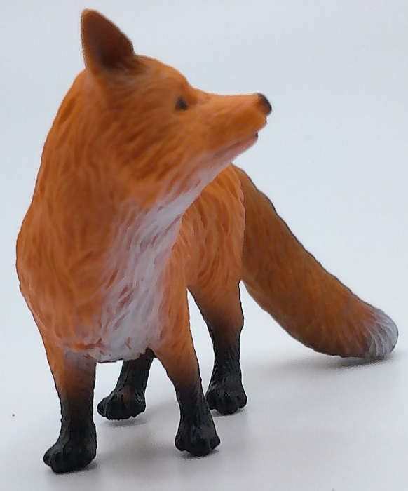 CollectA Wildlife - Red Fox #88001 - Bright Red Coloring
