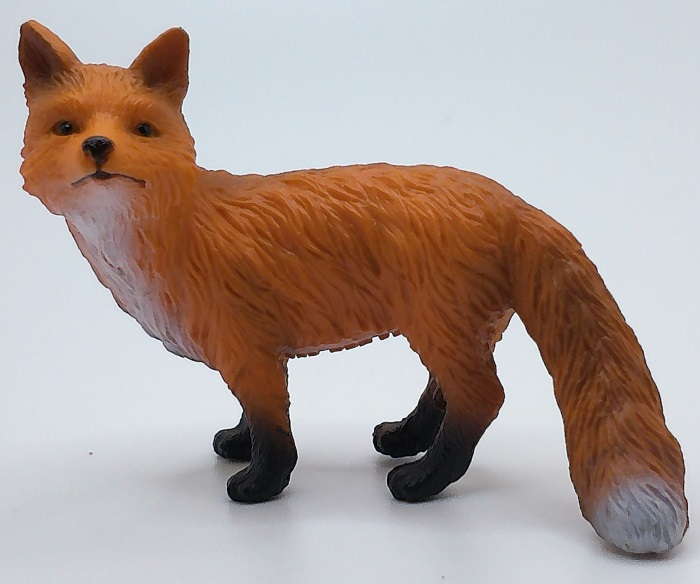 CollectA Wildlife - Red Fox #88001 - Bright Red Coloring