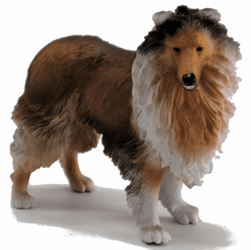 CollectA Dogs - Rough Collie 88997 - loyal Looking
