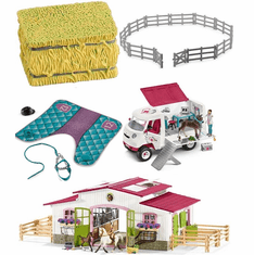 Toy Farm Animals: Chickens, Pigs, Cows, Rabbits, and Dogs