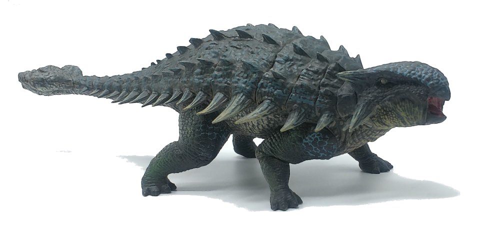 Nanmu Mace Ankylosaurus has a nice pose but bland paint job.