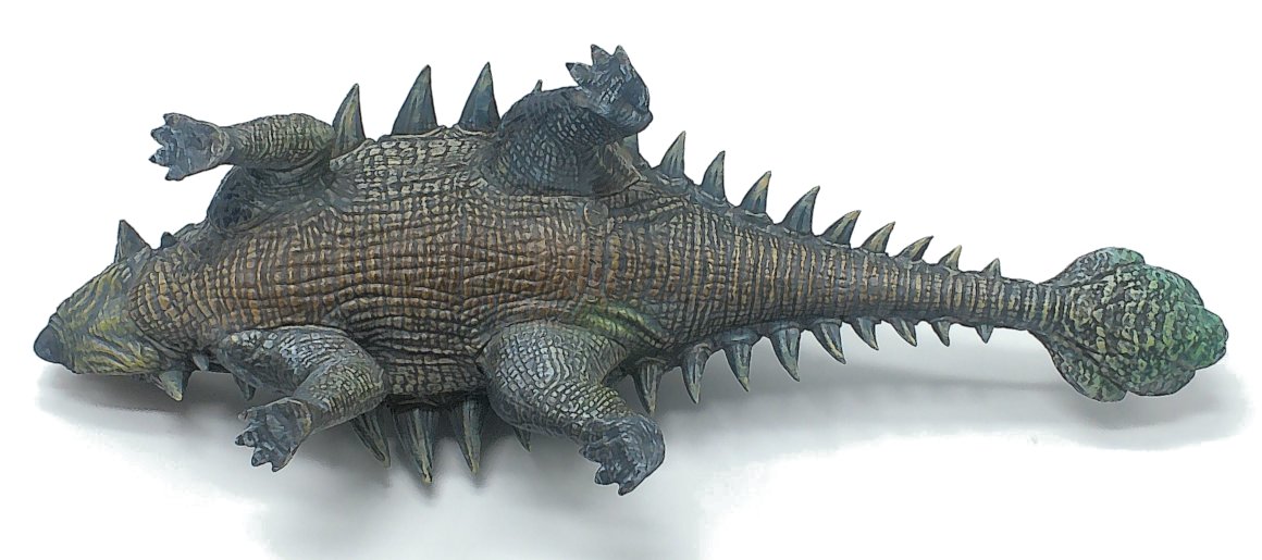 Nanmu Mace Ankylosaurus has a nice pose but bland paint job.