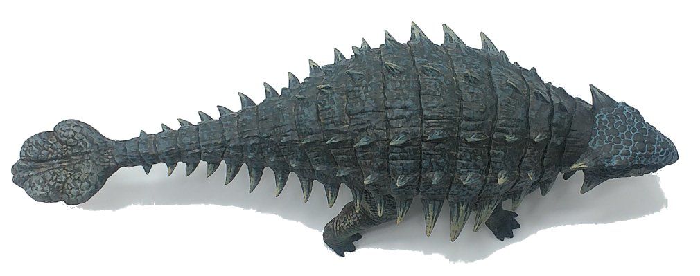 Nanmu Mace Ankylosaurus has a nice pose but bland paint job.