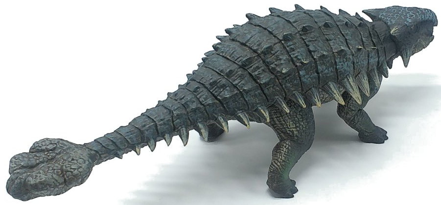 Nanmu Mace Ankylosaurus has a nice pose but bland paint job.