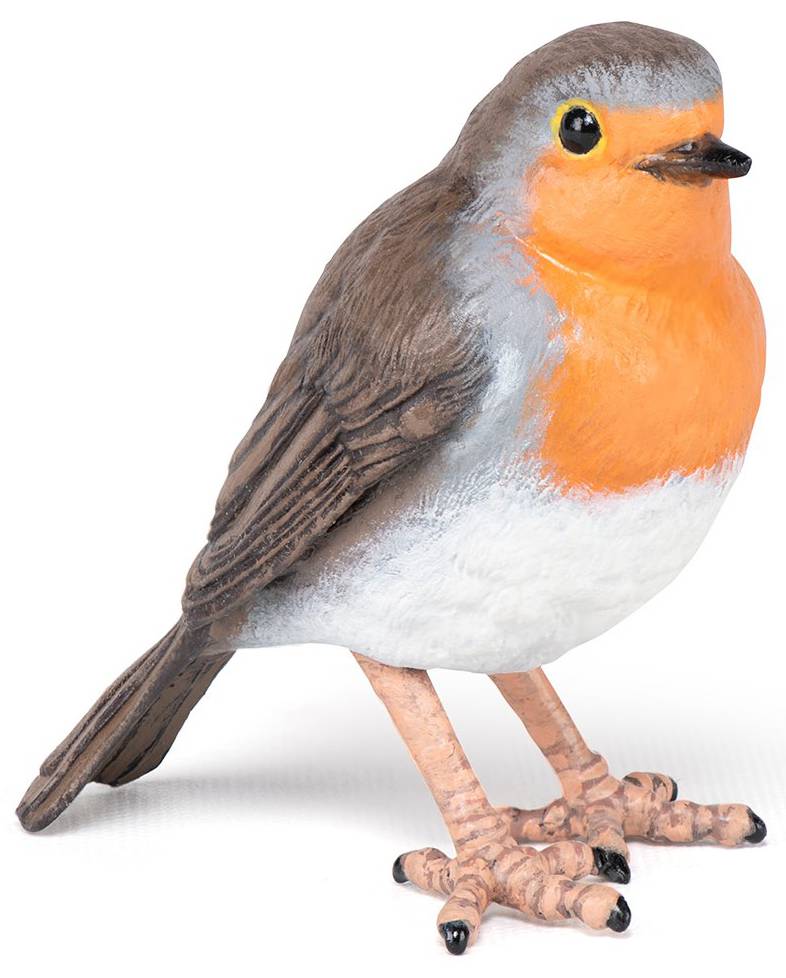 Papo Wild Birds - Robin #50275 - Vibrant Orange Breast