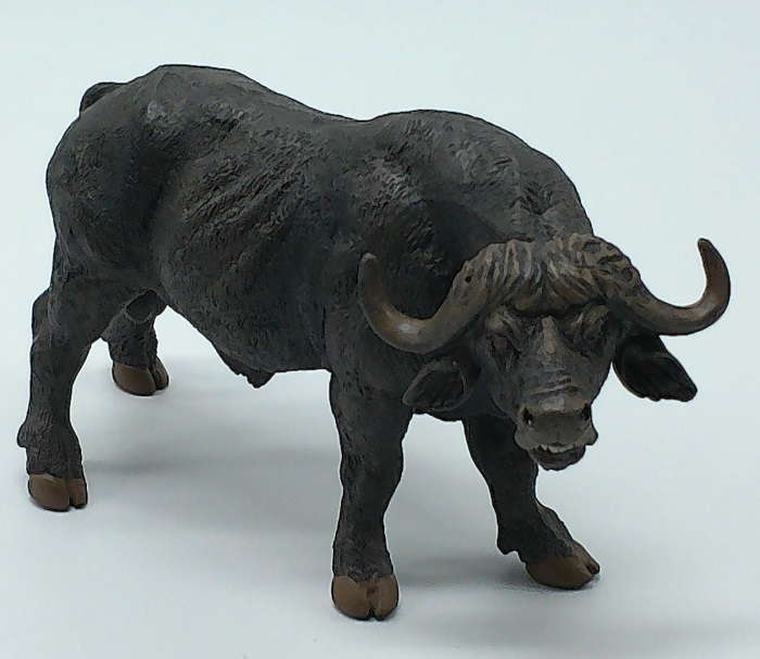 Papo African Buffalo #50114 - Solid Brown Color All Over