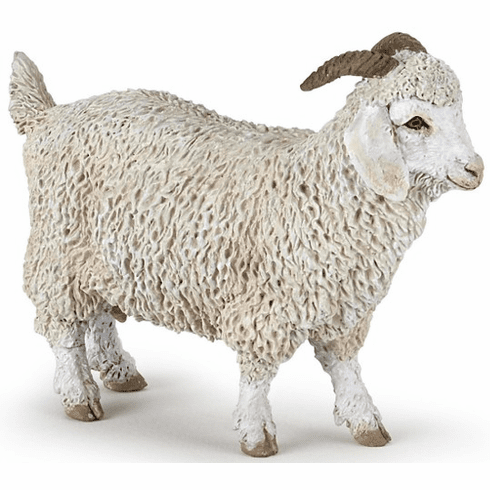 Papo Angora Goat #51170 - Shaggy, Tousled Woolly Coat