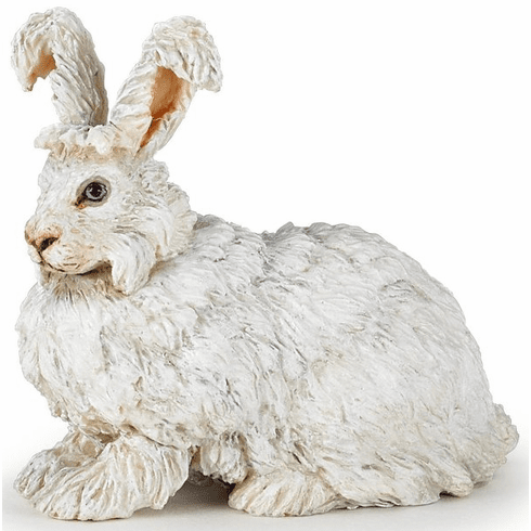 Papo Angora Rabbit #51172 - Crazy Looking Shaggy Rabbit