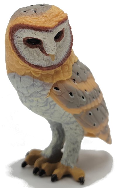 Papo Wild Birds - Barn Owl #53000 - Striking Gold Accents