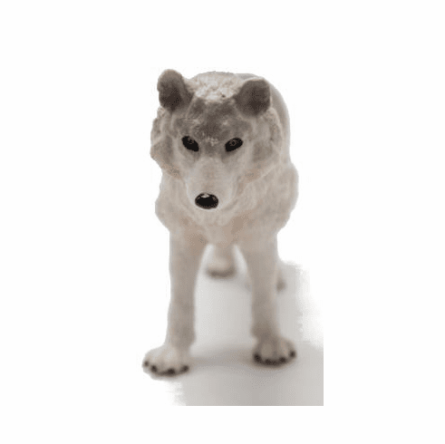Papo Wild Animals - Arctic Wolf #50195 - White/Grey Fur Coat