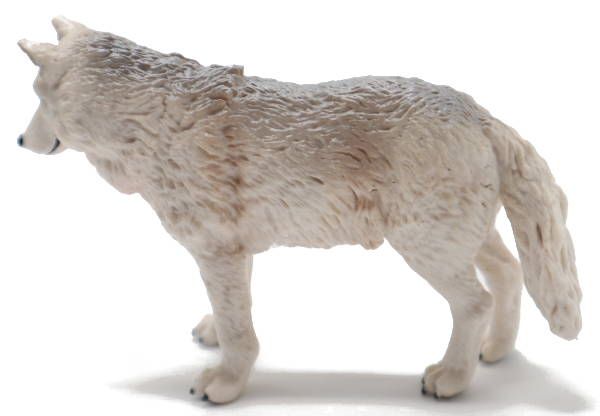 Papo Wild Animals - Arctic Wolf #50195 - White/Grey Fur Coat