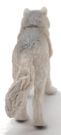 Papo Wild Animals - Arctic Wolf #50195 - White/Grey Fur Coat