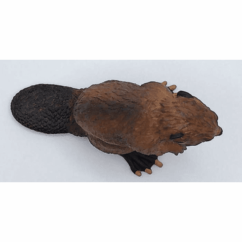 Papo Beaver #50110 - New 2022. Cute figure rests on its tail.