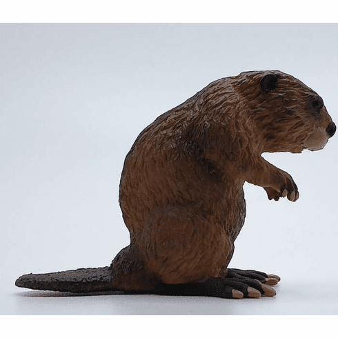 Papo Beaver #50110 - New 2022. Cute figure rests on its tail.