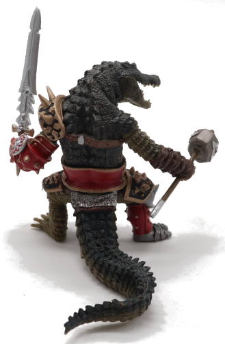 Papo Mutant-Crocodile Man #38955 - Half Man, Half Crocodile