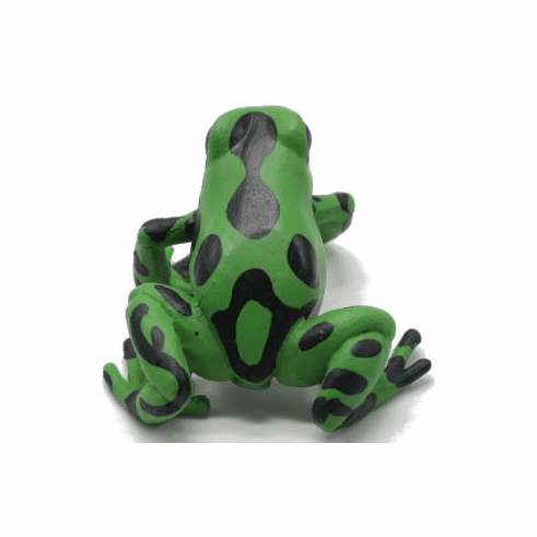 Papo Equatorial Frog #50176 - Green and Black Camouflauge