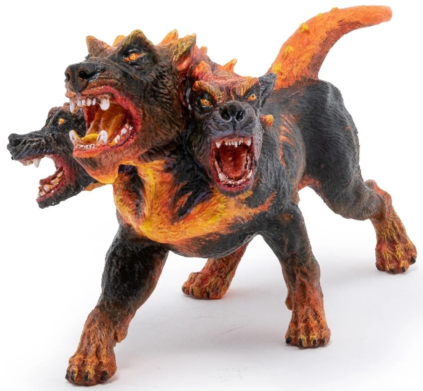 Papo Fire Cerberus #36036 - Crazy Eyes, Smoldering Hide