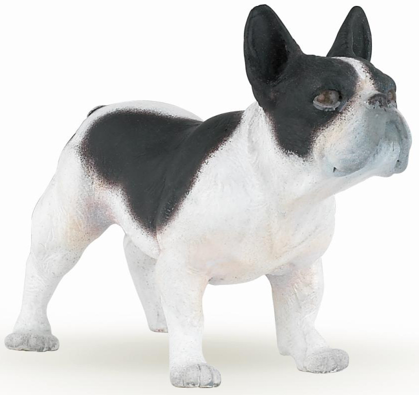Papo Dogs - French Black & White Bulldog #54006