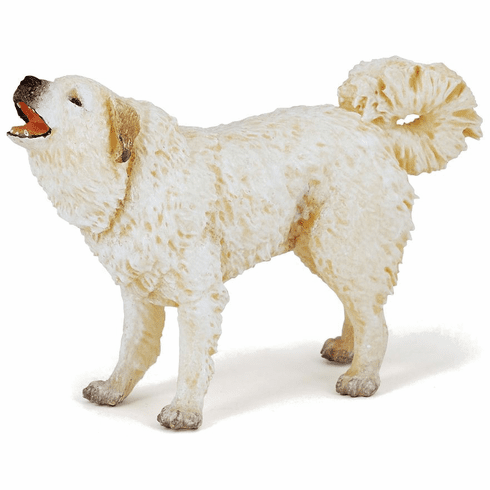 Papo Dogs - Great Pyrenees #54044 - Aggressive Barking Pose