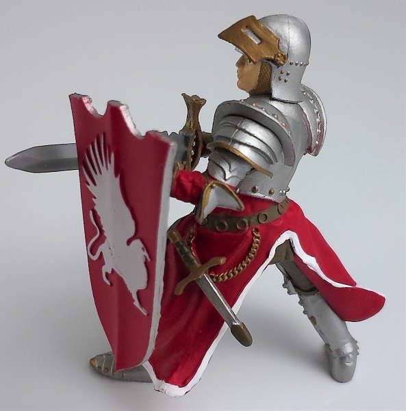 Papo Griffin Knight 39956, Named for Griffin Crest on Shield