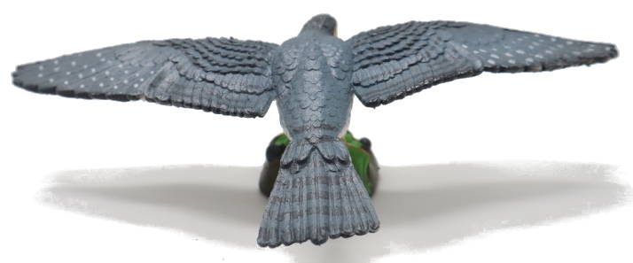 Papo Birds - Hawk #50165 - Gliding Pose, Mounted on Base