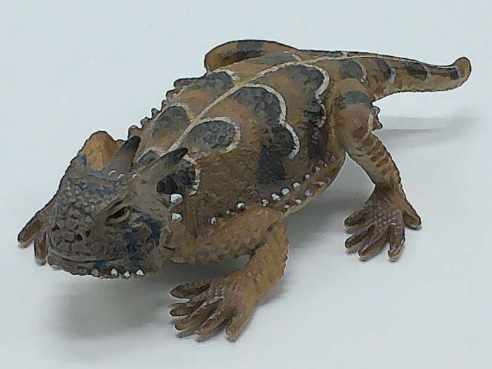 Papo Horned Lizard #50247 - Nice Stripes, Humps and Bumps