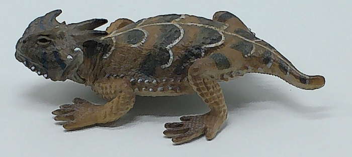 Papo Horned Lizard #50247 - Nice Stripes, Humps and Bumps