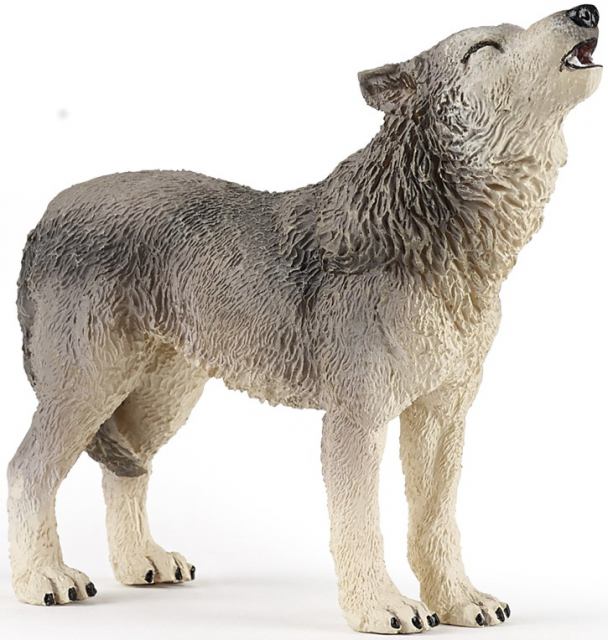 Papo Howling Wolf #50171 - Haunting, Barking at the Moon