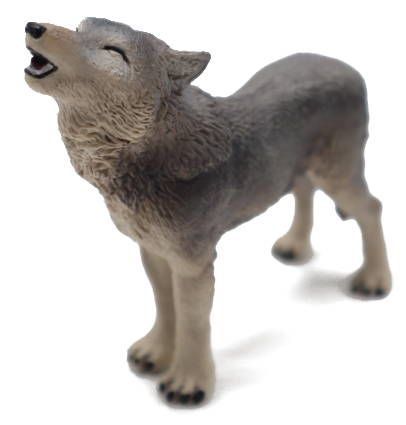 Papo Howling Wolf #50171 - Haunting, Barking at the Moon