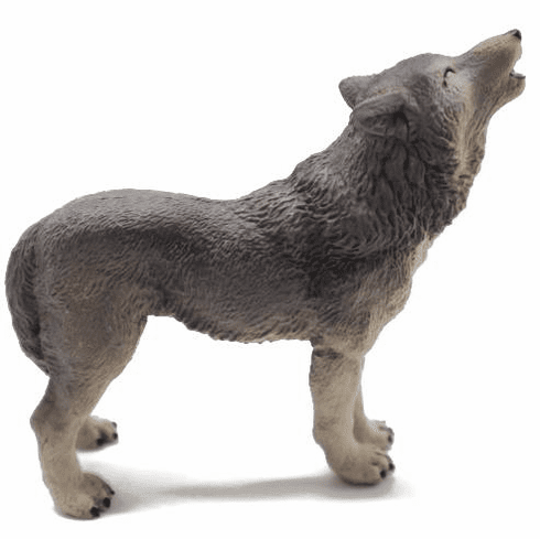 Papo Howling Wolf #50171 - Haunting, Barking at the Moon