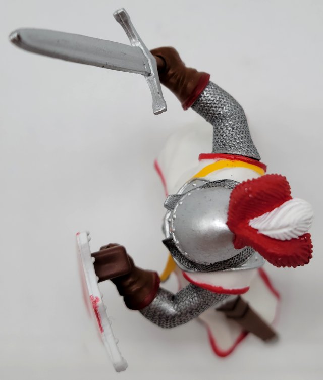 Papo Lancelot #39817 - New in 2022. Red and White Shield